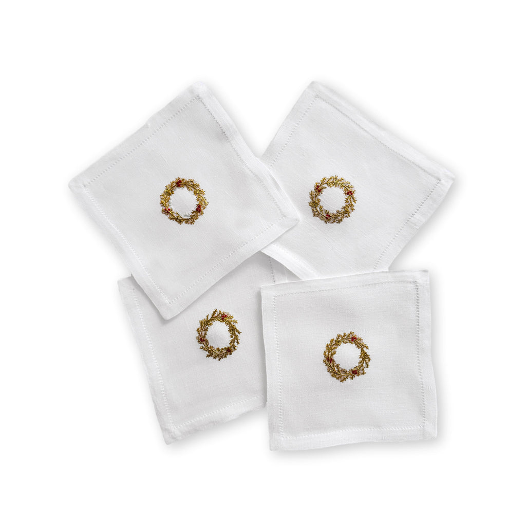 Garland Coasters - Gold Julia B. Casa