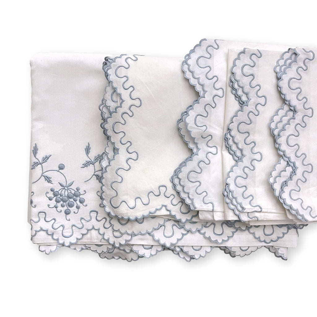 Zurich Queen Set - Baby Blue Julia B. Casa